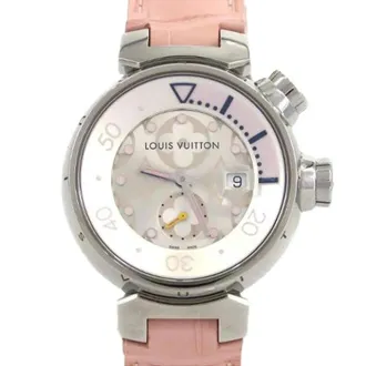 Louis Vuitton Montre Pre-owned en Acier Inoxydable - Femme - Pre-owned - Gris - Taille: ONE Size