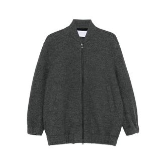 Harris Wharf London Zip-front Bomber Jacket