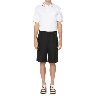 Gucci Wool-Blend Bermuda Shorts - Black