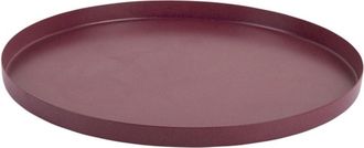Present Time Tray Servir Round extra small Dark Mauve