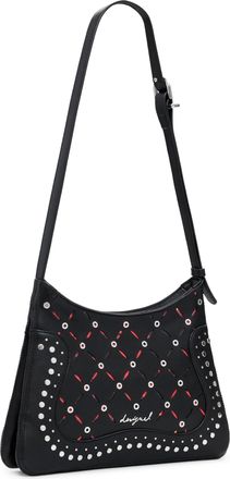 Desigual Umhängetasche Schultertasche Yankee Manaos Crossbody Bag Black schwarz