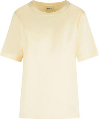 Khaite T-Shirt - Cr&egrave;me