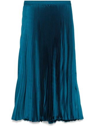 BOSS Plissierter Midirock - Blau