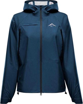 Nike Trail Kapuzenjacke f&uuml;r Damen (Marine/Braungrau)