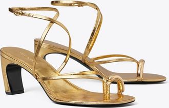 Tory Burch Damen Riemchensandalette mit Piercingdetail