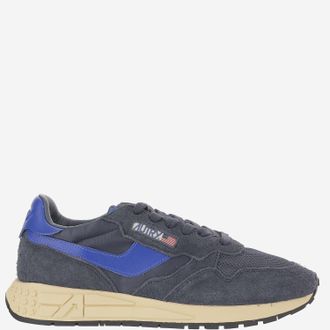 Autry Mens Sneakers Reelwind Low Navy Leather Trainers
