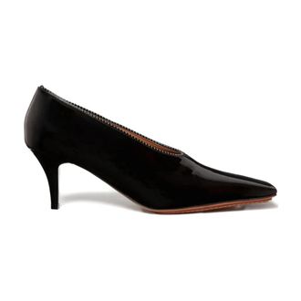 Stella McCartney Pointed Toe 60 Patent Pumps - - Shoes - Damen - Schwarzk - 39 1/2 EU