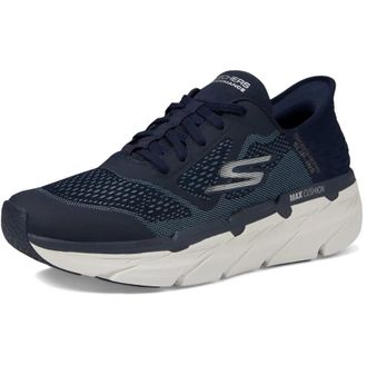 Skechers Herren Max Cushioning Slip-ins - Athletic Workout Running Walking Schuhe mit Memory Foam Sneaker, Navy, 43 EU X-Weit