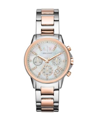 Diesel Herren-Chronograph mr. daddy 2.0 aus gunmetalfarbenem Edelstahl, rot