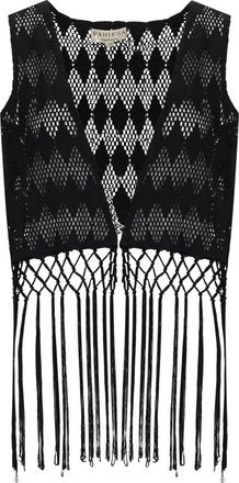 Pahiesa GILET CROCHET NOIR PAHIESA FORMENTERA