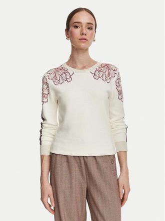 Liu Jo Pullover TF6094 MS49I Creme Regular Fit