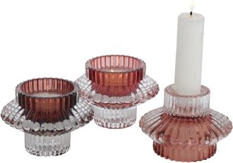 Boltze Boltze 2009649 Teelichthalter Phyllis Sortiert 1 Stück
