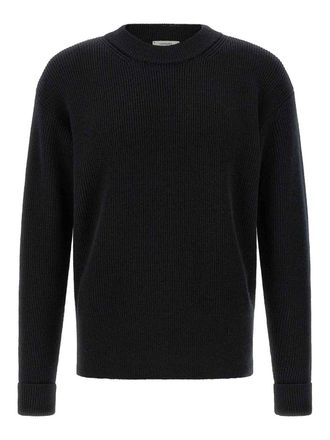 Christophe Lemaire Pull Col Rond - Noir