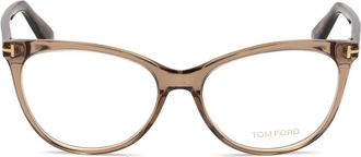 Tom Ford Femme, Accessoires, Brun, Taille: 54 MM Optical Frame