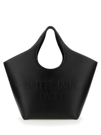 Balenciaga Womens Leather Tote Bag Mary-Kate Black Shoulder
