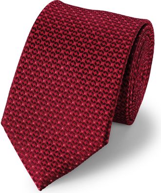 CHARLES TYRWHITT Krawatte aus Seide - Rot