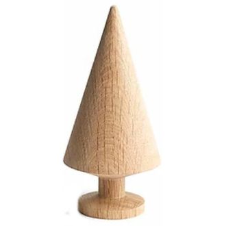 The Oak Men Mega Tree - solid - Weihnachtsbaum aus Holz - helles Eichenholz - H: 18cm