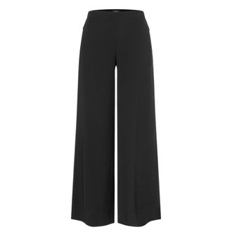 M.A.C Coralie Cropped Floating Crepe Hose - - Trousers - Damen - Schwarzk - W32 L32