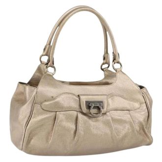 Ferragamo Pre-owned Lederhandtasche - - Pre-owned - Damen - Gelb - ONE SIZE
