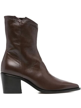 Pomme D'Or Juliette Stiefeletten mit spitzer Kappe 60mm - Braun