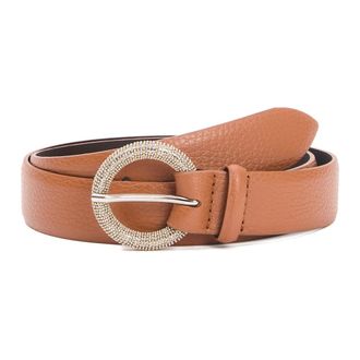 Orciani Lederg&uuml;rtel mit Strassschnalle - - Accessories - Damen - Braun - 85 CM