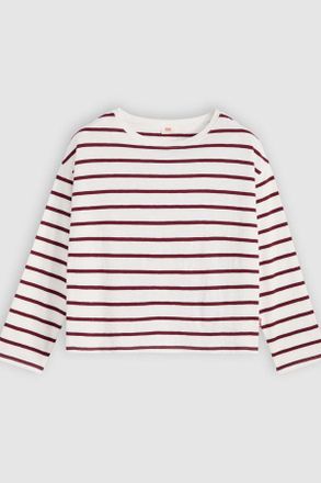 Levi's Julie Slub T-Shirt langarm - Damen - Wei&szlig; / Wei&szlig;