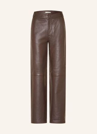Yerse Yerse Lederhose Bimba braun