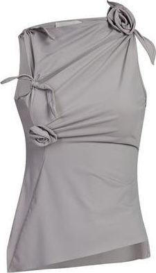 Coperni Top d&eacute;tails fleurs sans manches