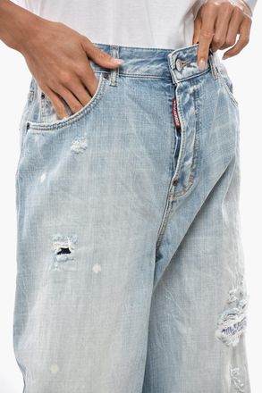 Dsquared2 Wide-Leg Jeans TRAVELLER 34cm Dsquared2