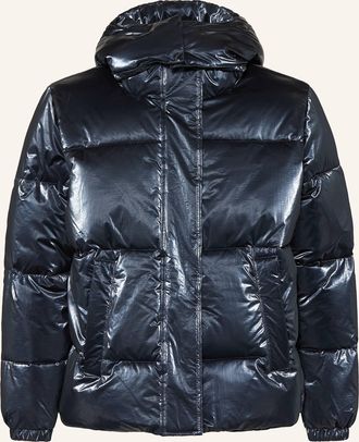 Scotch & Soda Steppjacke Mit Abnehmbarer Kapuze blau