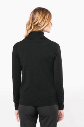 Kariban Sweatshirt Merino-Damenpullover mit Rollkragen