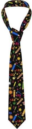 Generic Cravate Pour Homme Crayons De Couleur Pour La Rentr&eacute;e Scolaire Confortable Cravates Classique Cravate Pour Travail Mariage L&Eacute;cole