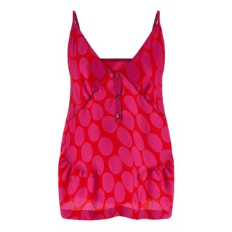 Dries Van Noten Caliya Viscose Maxi Polka Dot Top - - Tops - Damen - Mehrfarbig - S