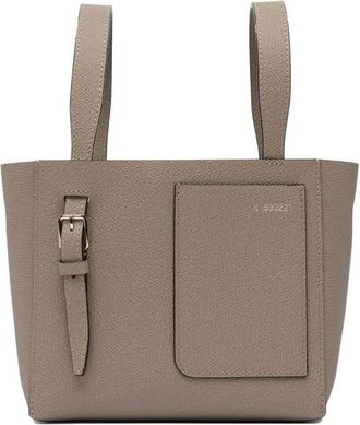 Valextra Beuteltaschen - Soft Micro Bucket Bag - Gr. unisize - in Grau - f&uuml;r Damen