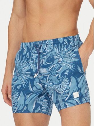 HUGO BOSS Badeshorts Piranha 50508844 Blau Regular Fit