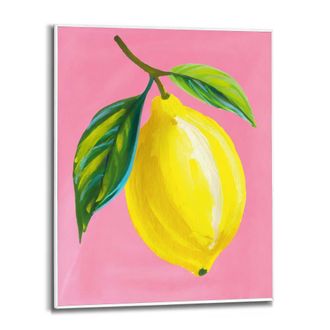 Reinders Gerahmtes Bild, Juicy Lemon, K&uuml;che, Poster, Wanddeko, Room Decor, MDF, Gelb, 50 x 40cm