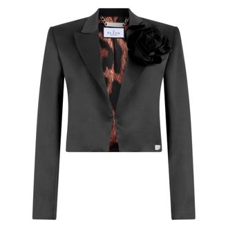 Philipp Plein Damen, Jacken, Schwarzk, MGr&ouml;&szlig;e
