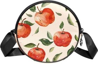 Generic Sac &agrave; bandouli&egrave;re Circle pour femme, petit sac &agrave; bandouli&egrave;re avec fermeture &eacute;clair, bretelles r&eacute;glables, style d&eacute;contract&eacute;, pour femmes et filles