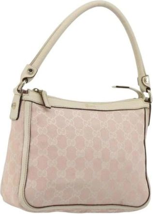 Gucci Sac bandouli&egrave;re vintage GG Canvas Pre-owned - Femme - Pre-owned - Rose - Taille: ONE Size