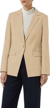 Comma Antaillierter Blazer mit Twillstruktur