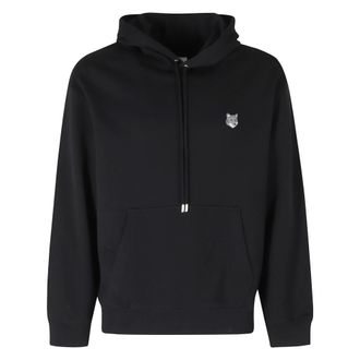 Maison Kitsun&eacute; Herren, Sweatshirts & Hoodies, Schwarzk, SGr&ouml;&szlig;e