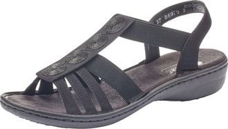 Rieker Damen voorjaar/zomer. 60870 Geschlossene Sandalen, Black 00, 36 EU