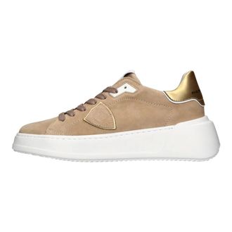Philippe Model Tres Temple Baskets - Femme - Chaussures - Brun - Taille: 35 EU