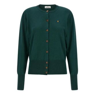 Vivienne Westwood Bea Cardigan - - Knitwear - Damen - Gr&uuml;n - S