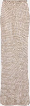 Bananhot Maxirock aus Strick