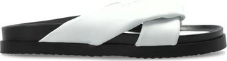 Bogner Femme, Chaussures, Blanc, Taille: 38 EU Slides en cuir Sirolo