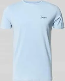 Pepe Jeans London Slim Fit T-Shirt aus Baumwoll-Mix Modell ORIGINAL BASIC 3N