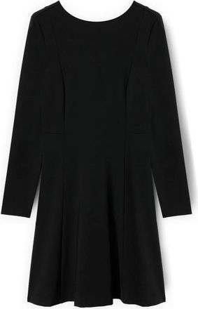 Motivi Femme, Robes, Noir, Taille: 44 FR Robe &Eacute;vas&eacute;e en Maille Milano
