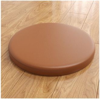 Generic Rundes Stuhlkissen, Rutschfestes Sitzkissen Aus Leder, Durchmesser 30 Cm/35 Cm/40 Cm/45 cm Wasserdicht/robust Runde Stuhlauflage Mit Maschinenwaschbar