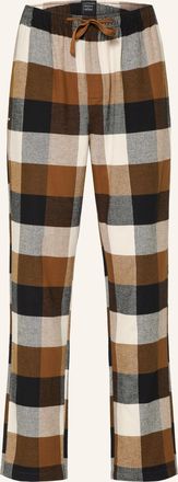 Schiesser Schlafhose Mix+Relax Aus Flanell braun